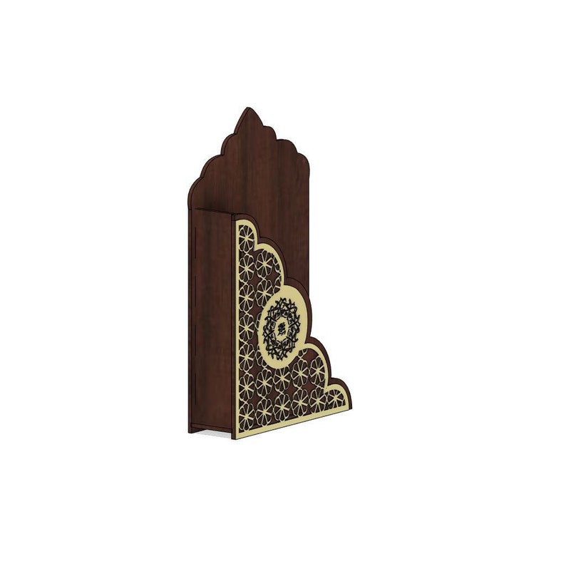 Laser Cut Wall Quran Stand Wooden Quran Stand | Book Stand | Book ...