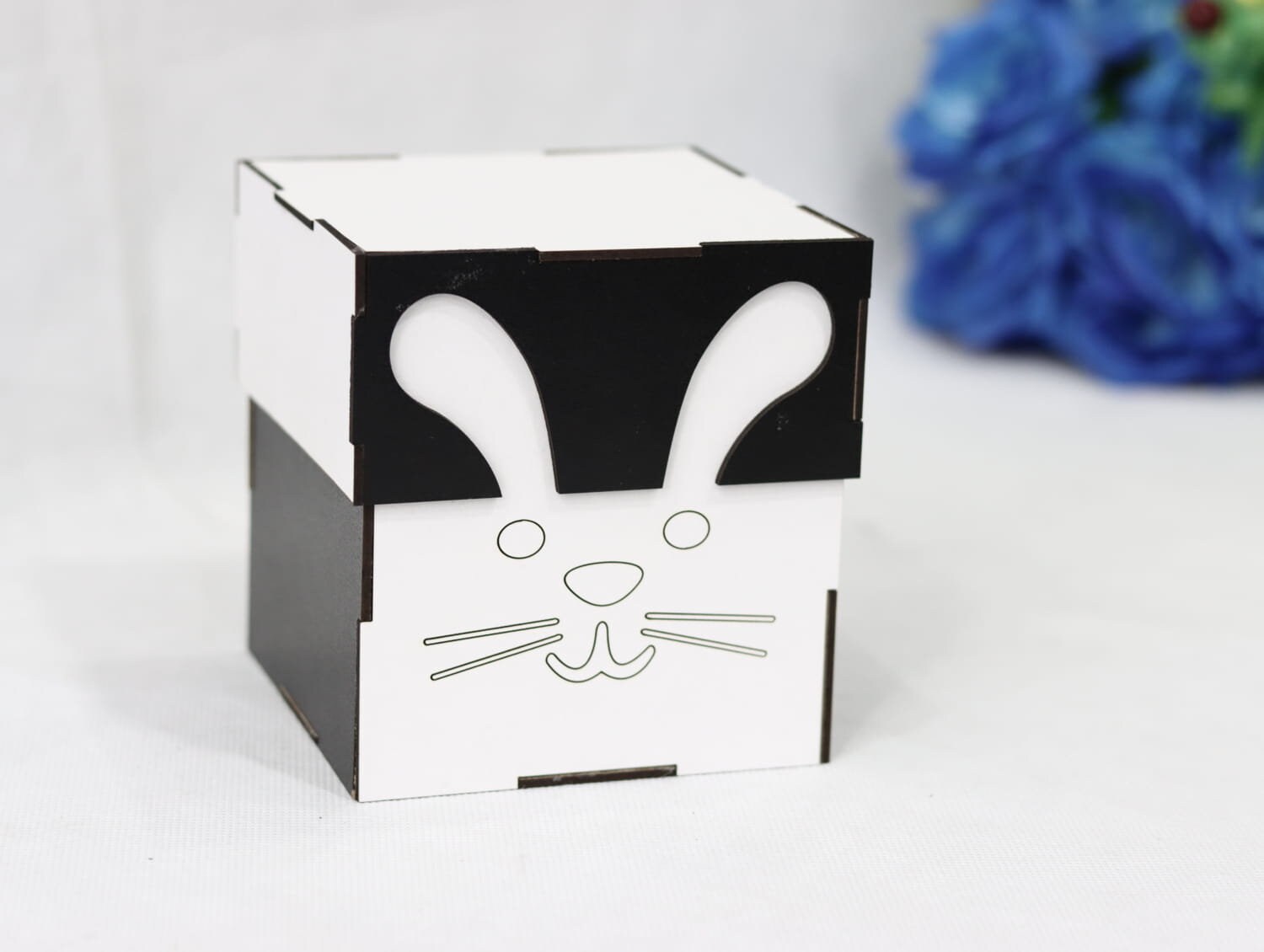 Laser Cut Bunny Box 3mm Easter Bunny Svg , Easter Svg , Easter Bunny ...