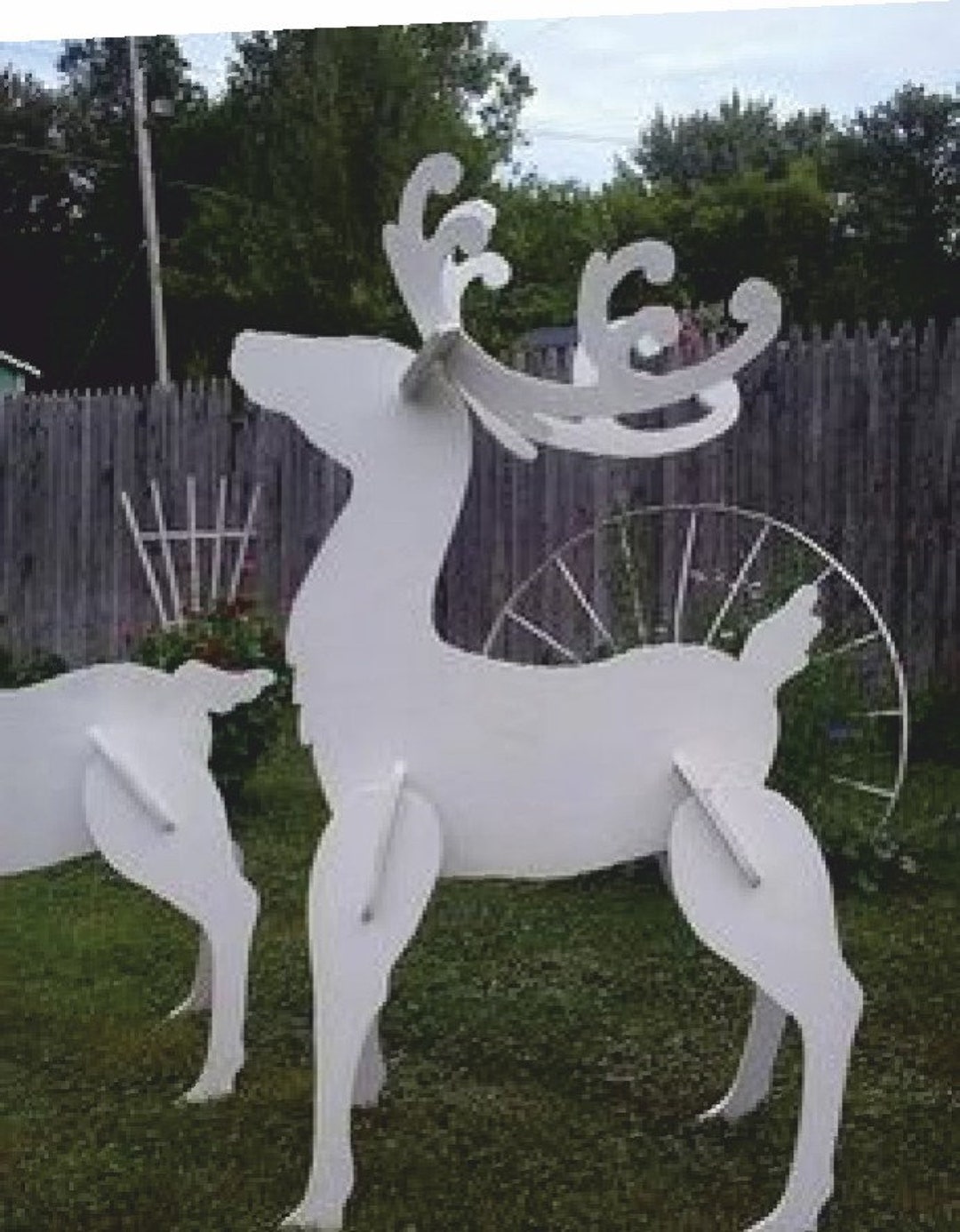 Scroll Saw Pattern, Reindeer Planter, Farm Animal, Garden Ornament ...
