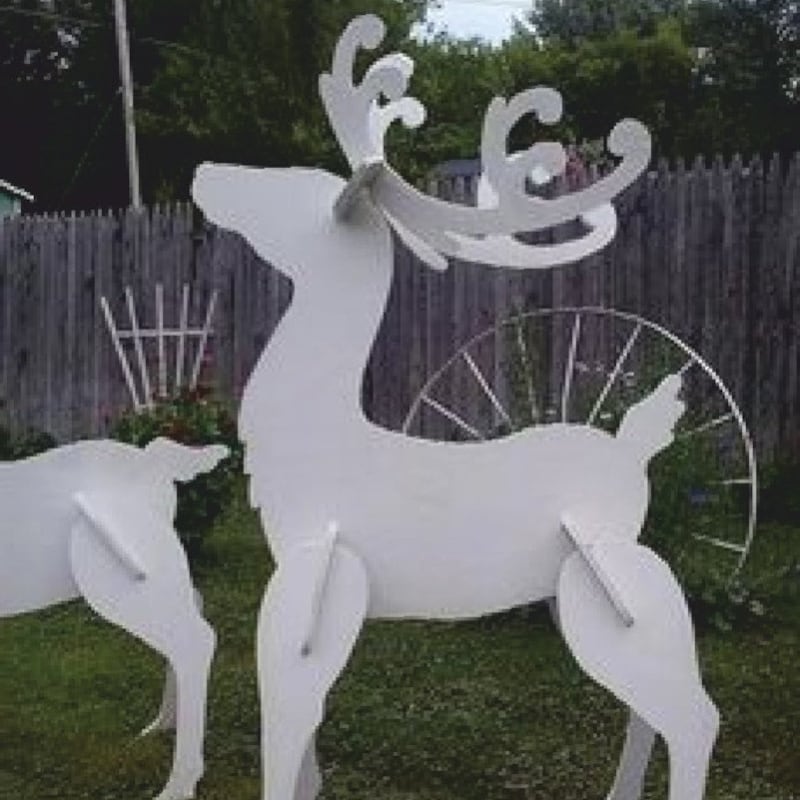 Reindeer Planter - Etsy