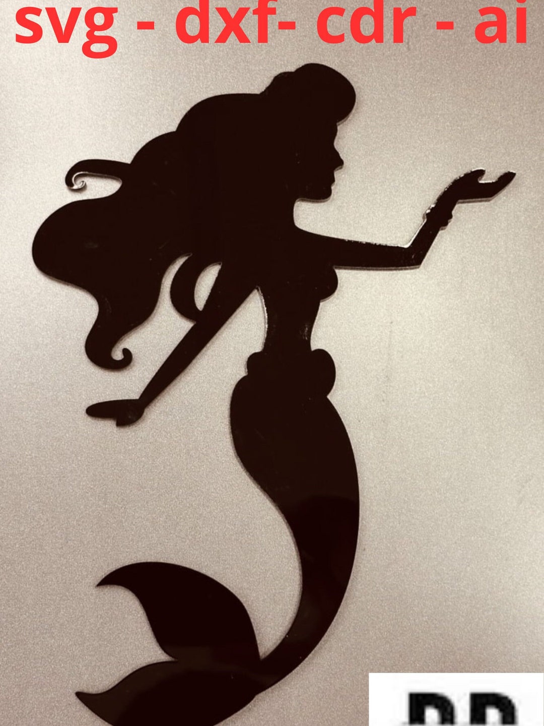 Mermaid SVG Cut File for Cricut Silhouette Dxf Cute Mermaid Sea Ocean ...