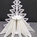 Christmas Decorative Standing Tree Svg Template Glowforge Christmas ...