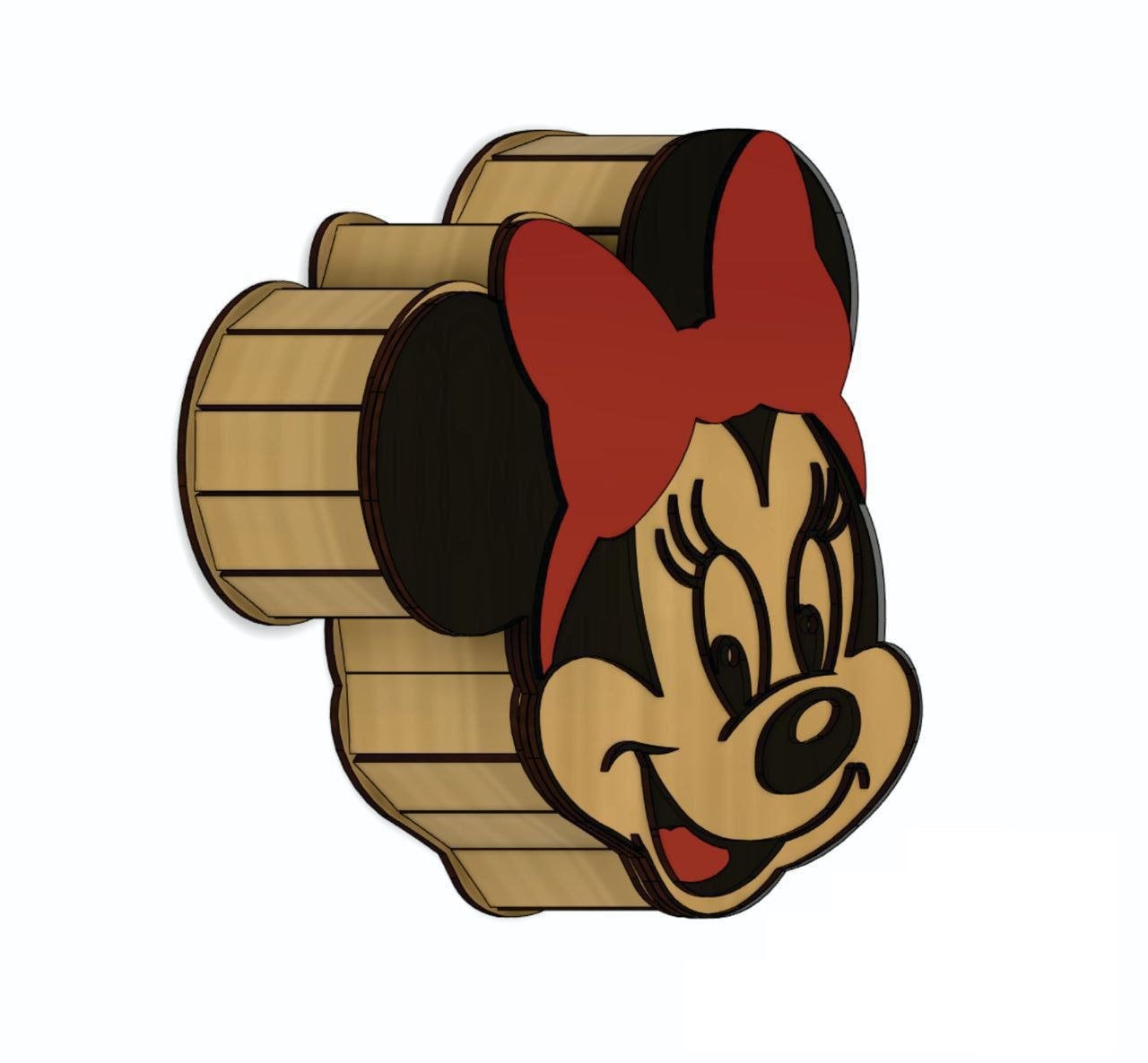 Laser Cut Minnie Mouse Box Cute Wooden Mickey Candy Box, Laser Cut ...