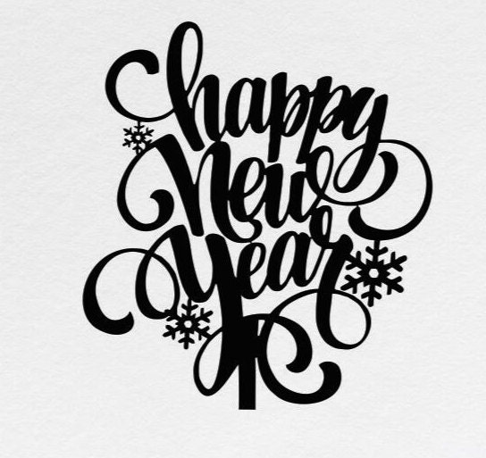 Happy New Year, New Year Svg, Happy New Year Svg, New Year Png, New ...