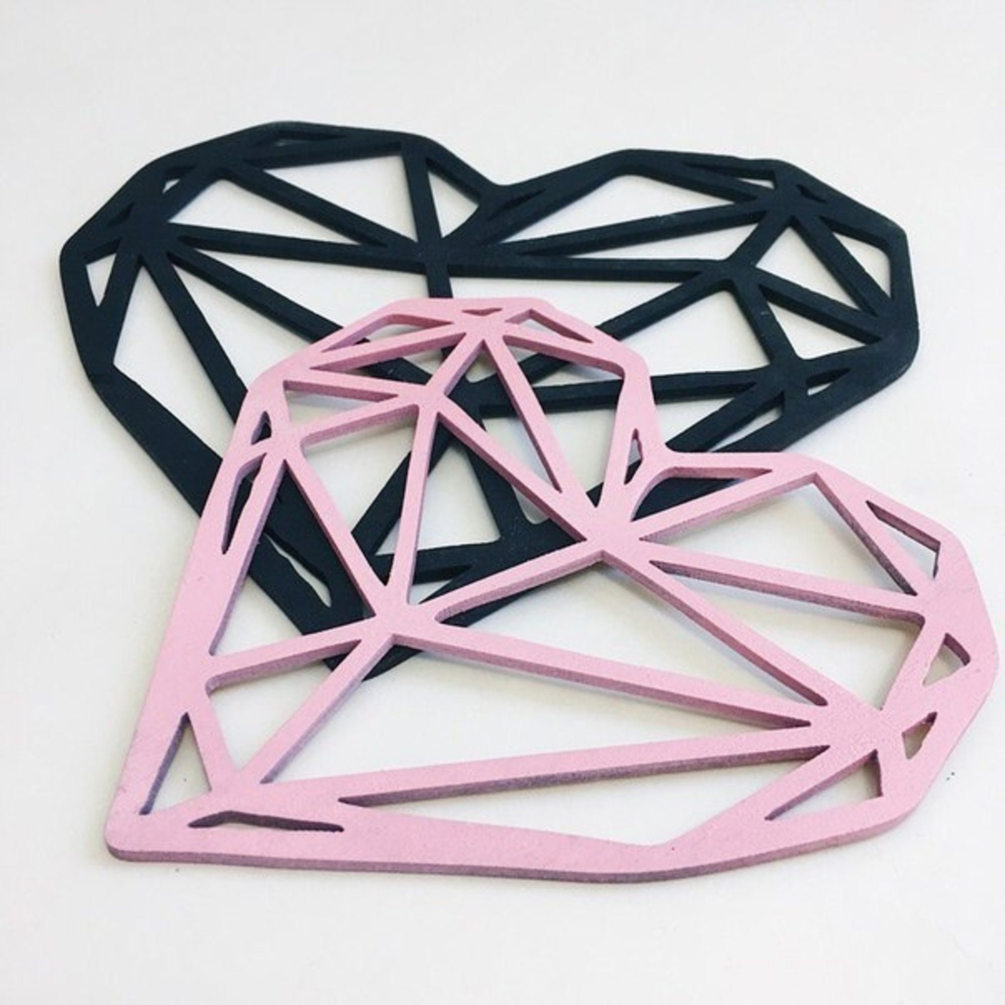 3D Valentine SVG DXF Geometric Love Svg 3D Svg Svg Files for Cricut ...