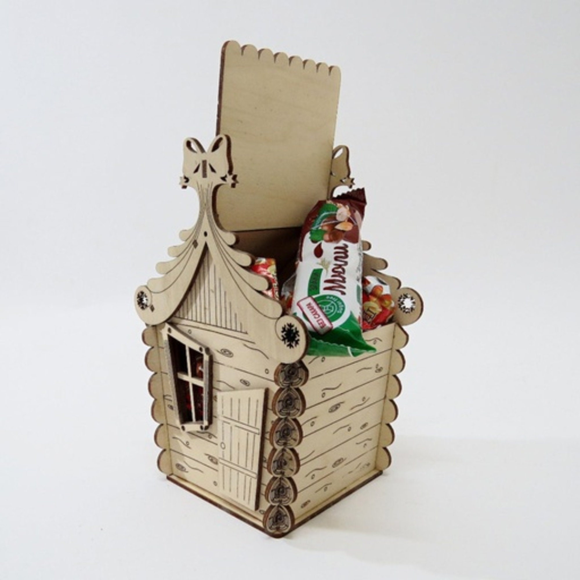 Christmas House Gift Box CDR Advent Box CDR Favor Box CDR - Etsy
