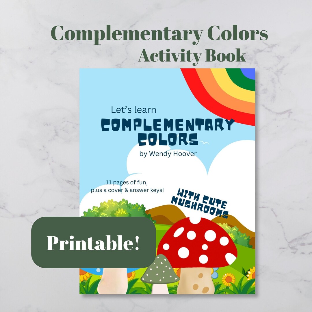 Colors Activities for Kids Printable Coloring Book - Etsy