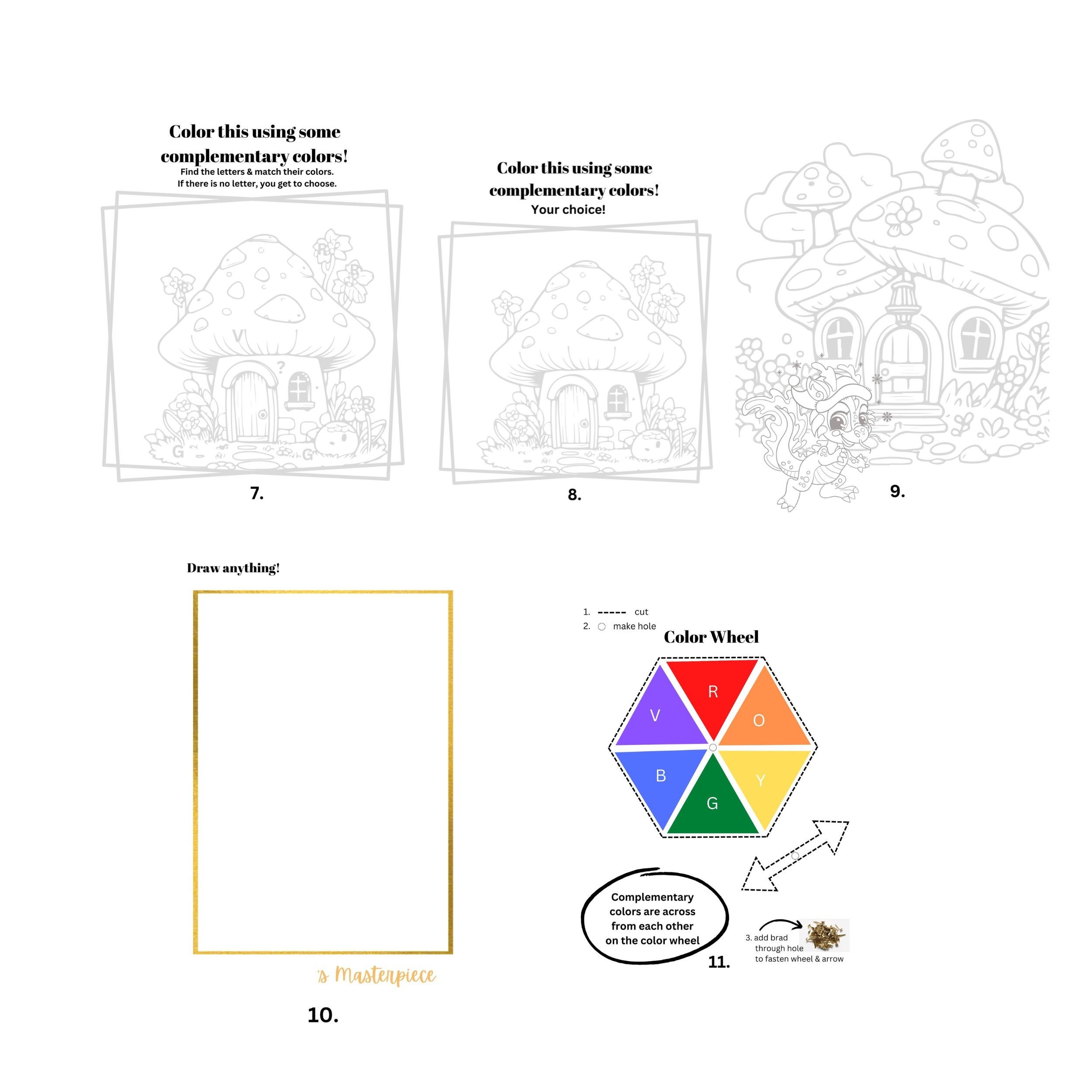 Colors Activities for Kids Printable Coloring Book - Etsy