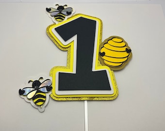 Bumble Bee Cake Topper, Personalized Cake Topper, Custom Cake Topper - Etsy