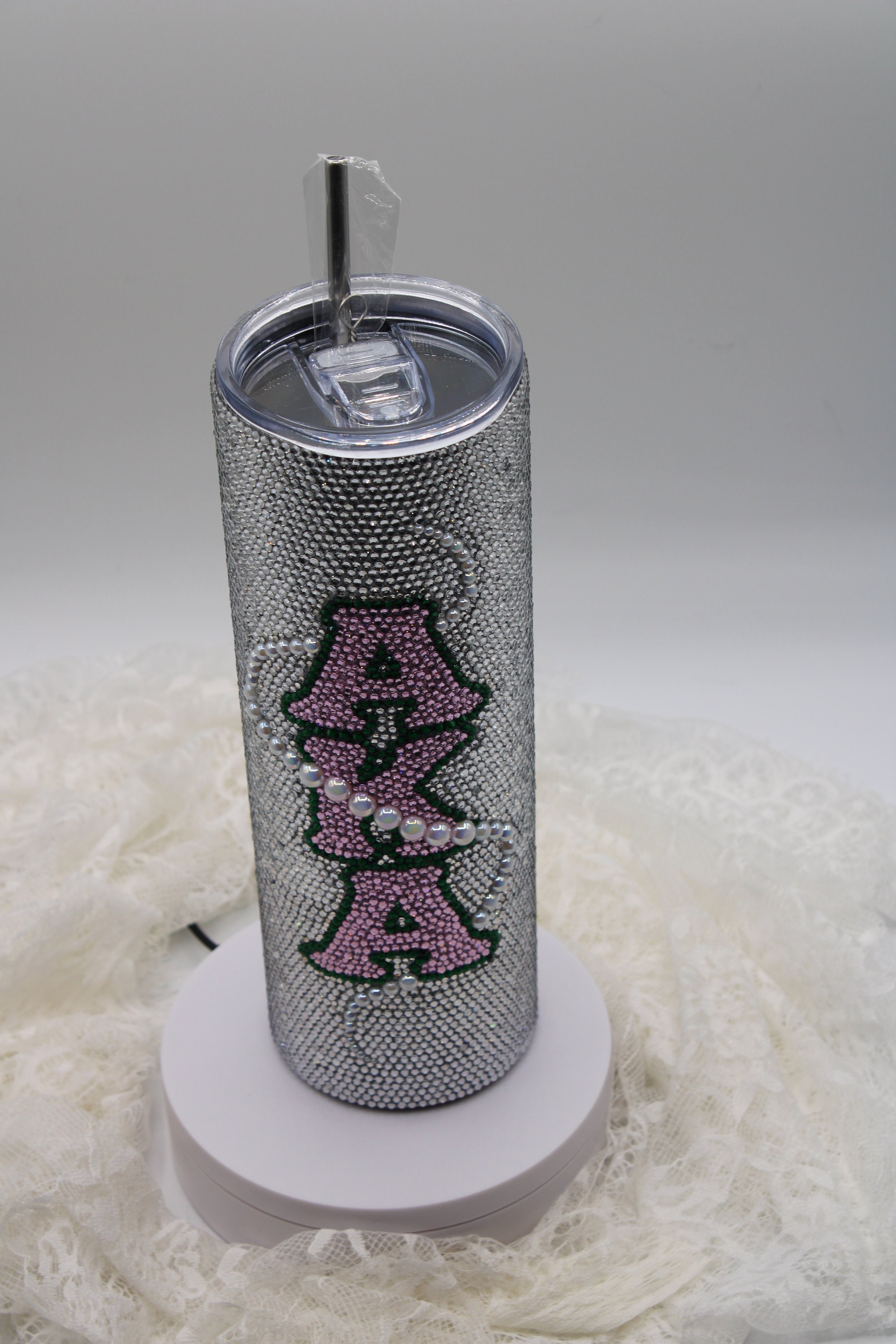 30 Oz AKA Alpha Kappa Alpha Rhinestone Tumbler - Etsy