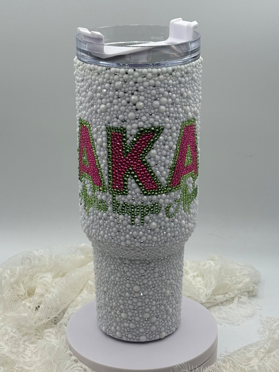 40 Oz AKA Rhinestone Tumbler - Etsy