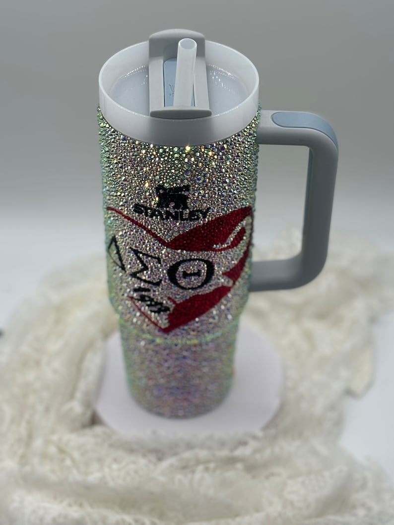 30 Oz Delta Sigma Theta Rhinestone Stanley Cup - Etsy