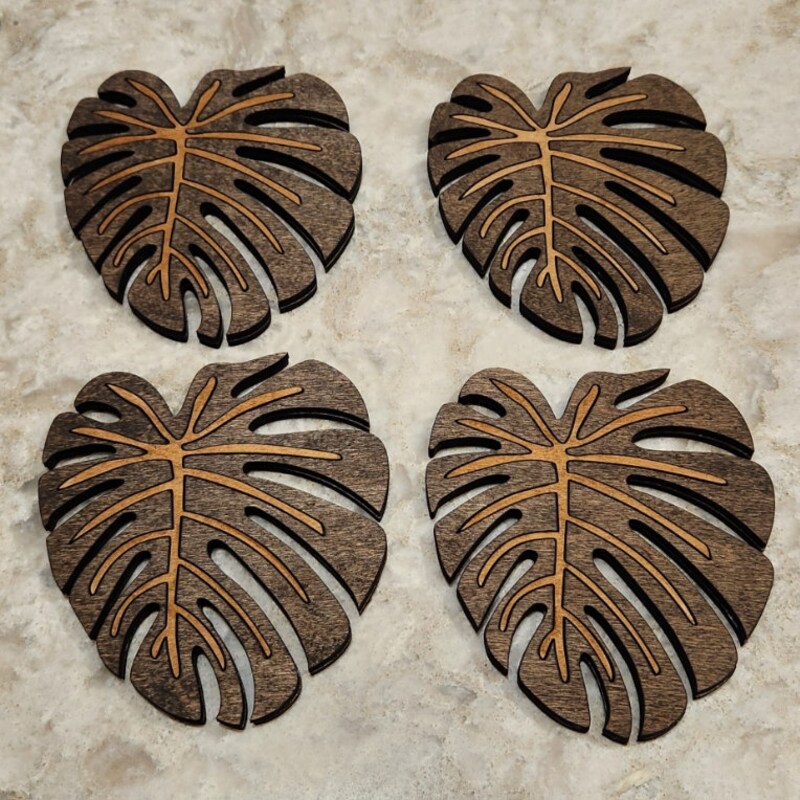 Tropical Coasters - Etsy