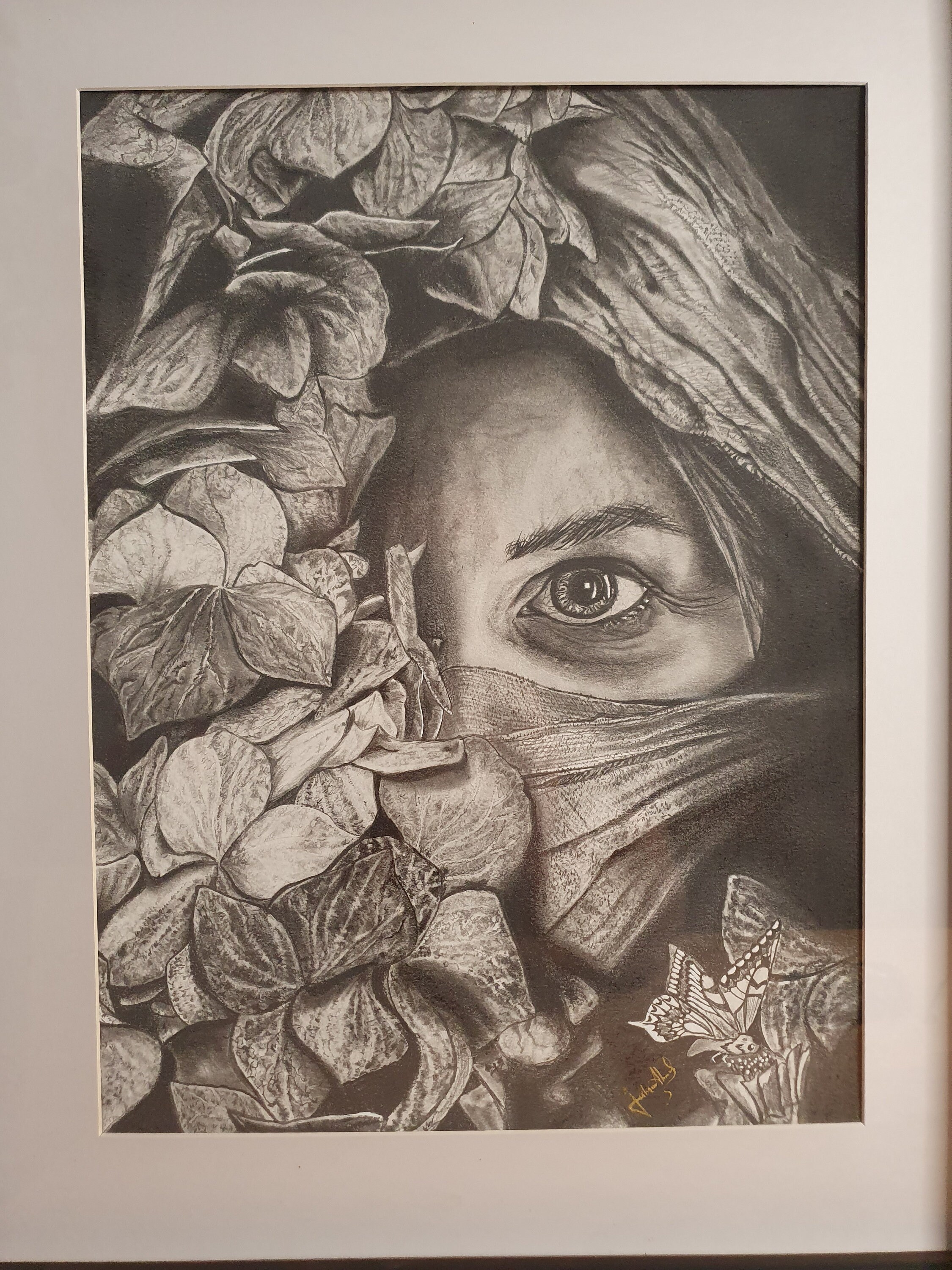 Graphite Pencil Sketch, Hyper Realistic Original Artwork, Hand Made ...