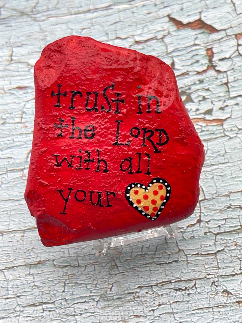Trust in the Lord With All Your Heart, Proverbs Scripture Verse ...