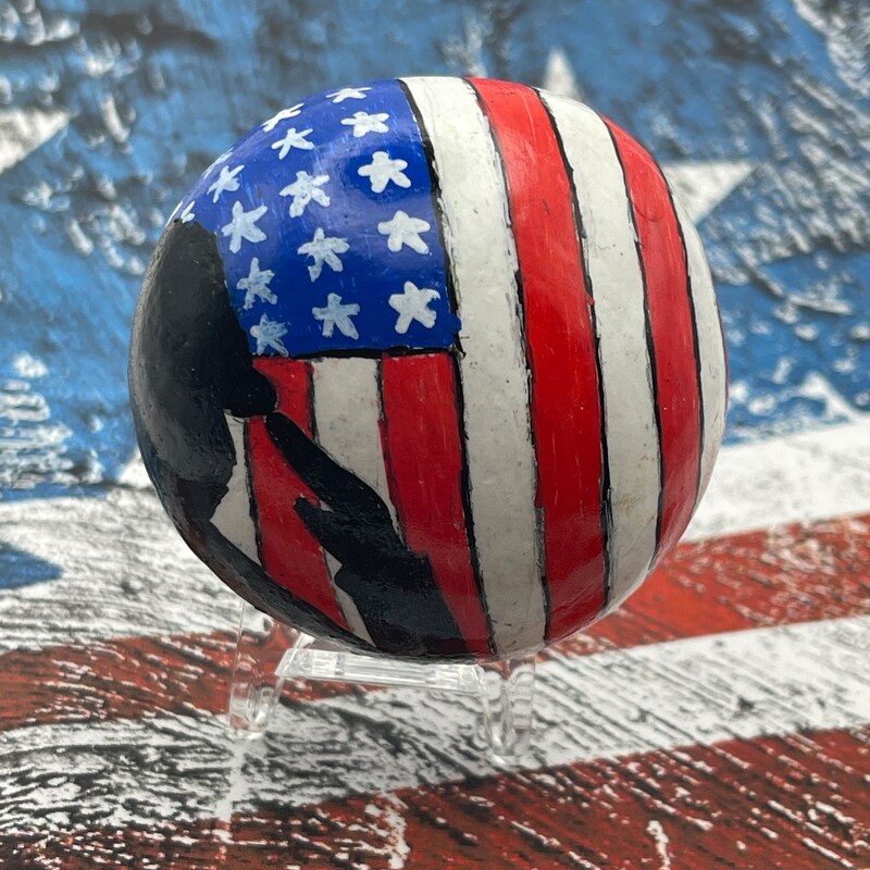 Veteran Painted Rock - Etsy