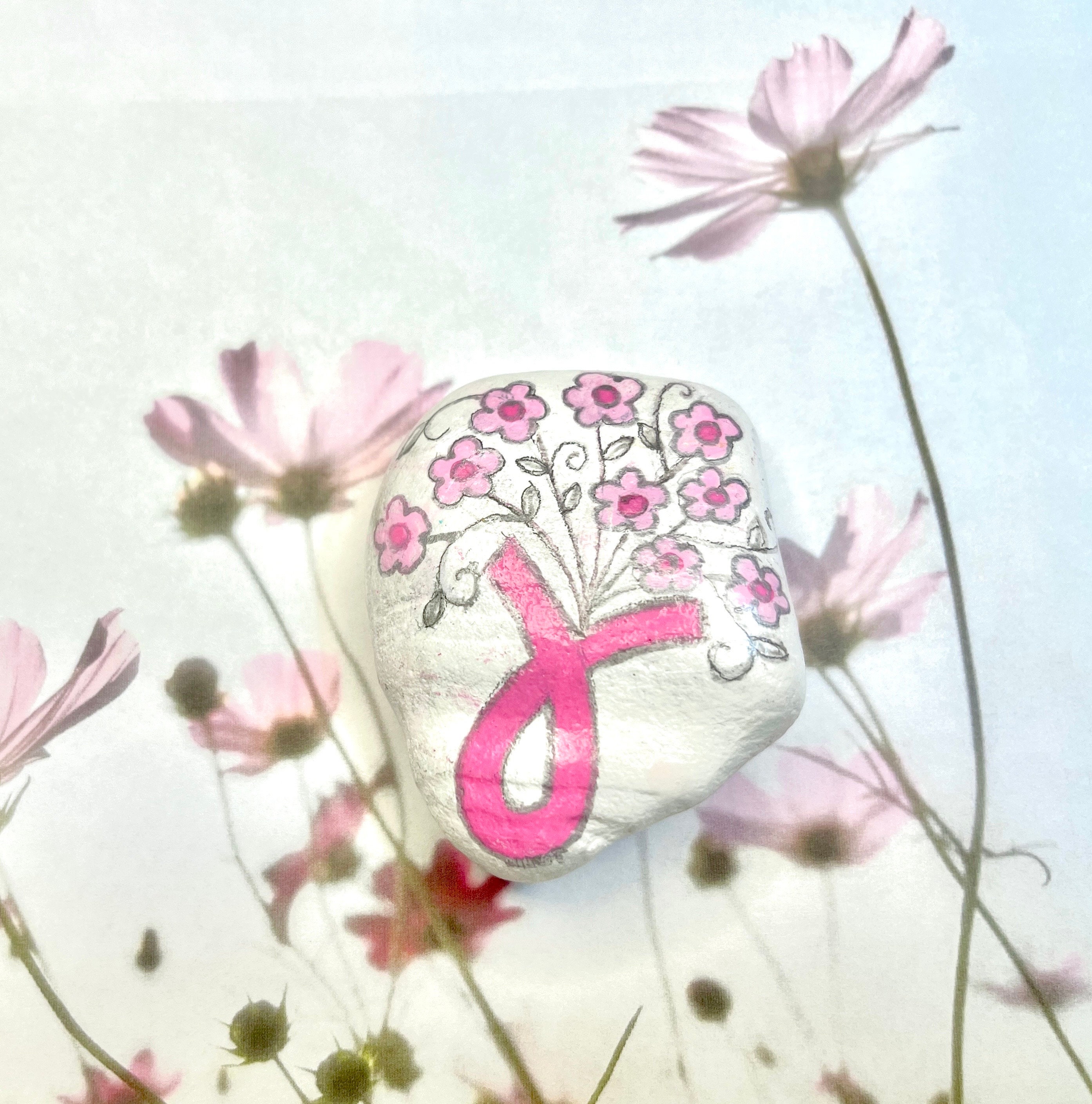 Pink Flower Bouquet, Pink Ribbon, Breast Cancer Awareness, October ...