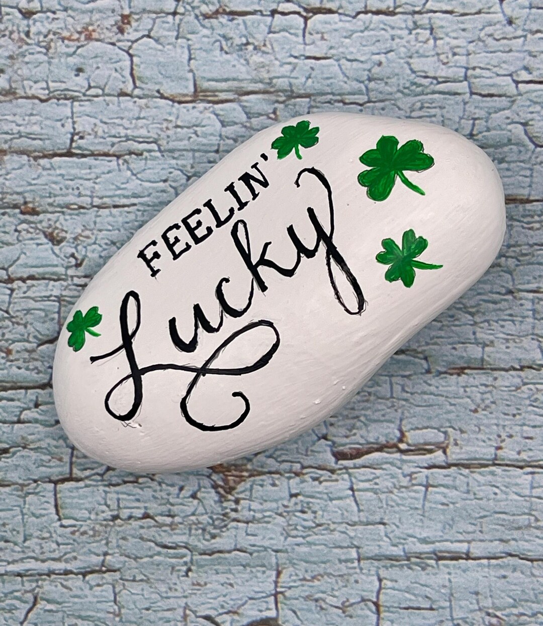 Feelin' Lucky With Shamrocks, St. Patrick's Day Irish Decor, Lucky ...