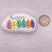 Happy Easter Rock Art on Pastel Eggs, Easter Stone Decor, Hand Painted ...
