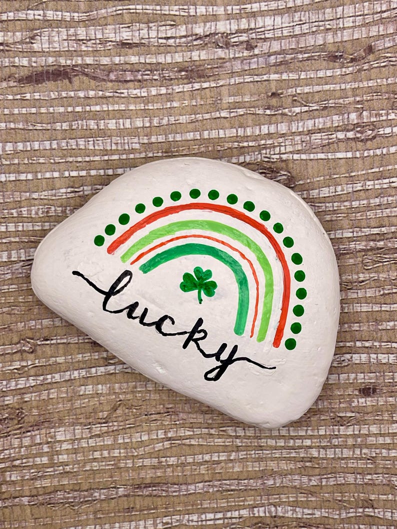 Lucky Ireland Flag Colors Rainbow, St. Patrick's Day Irish Decor ...