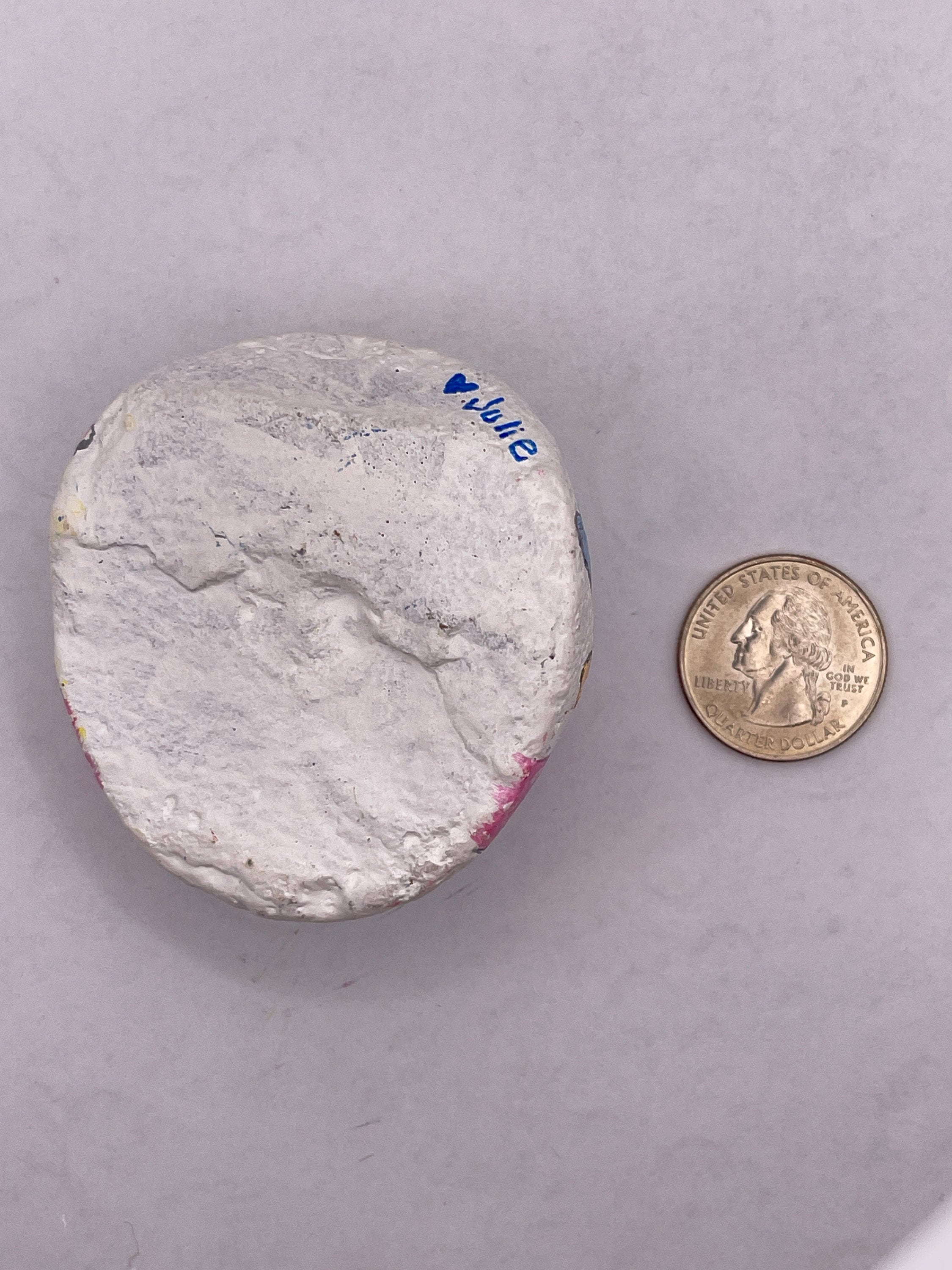 Pink Bandana Bug With Pastel Hearts, Valentine Gift, Painted Rock ...