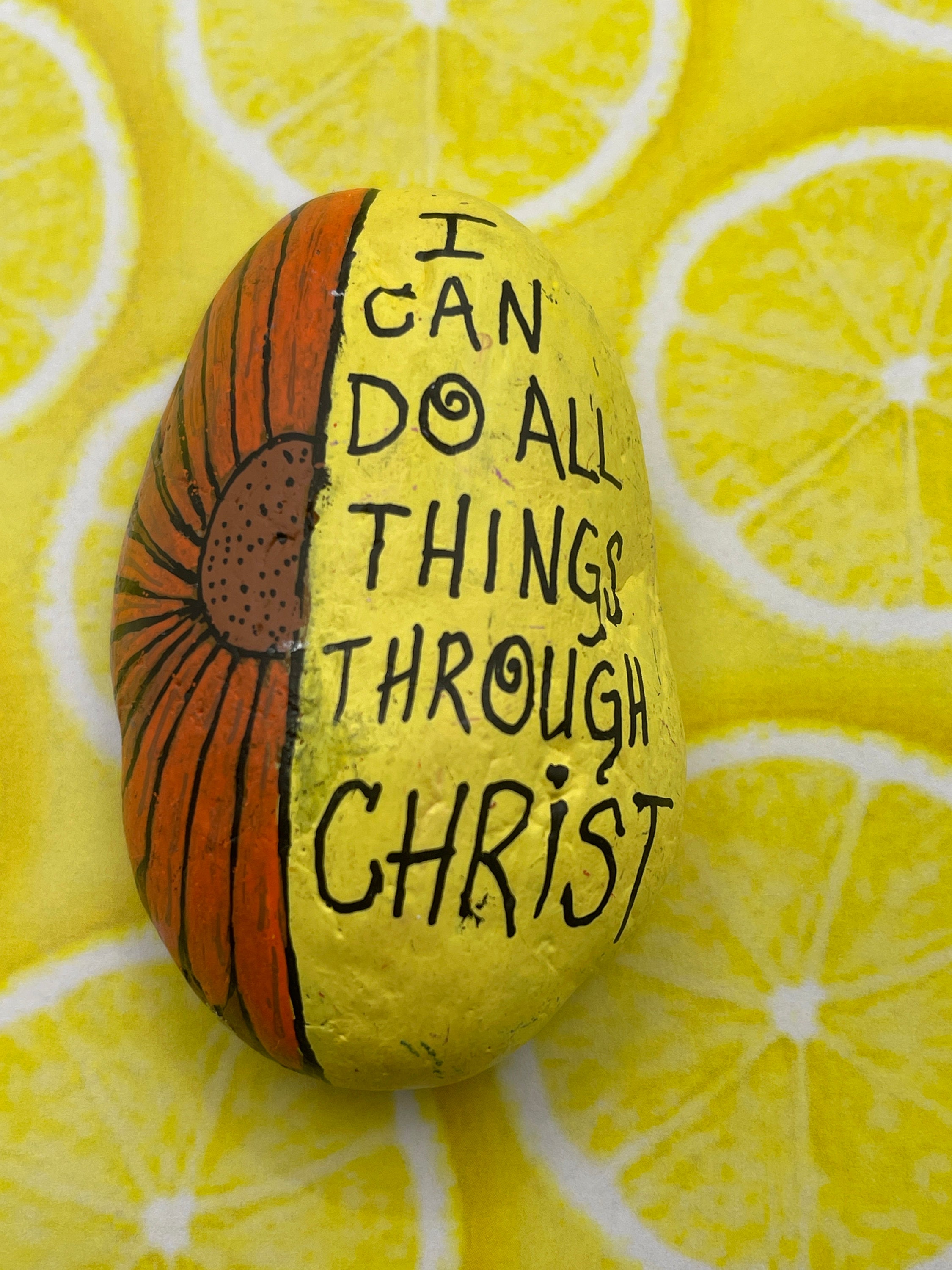 I Can Do All Things Through Christ, Sunflower, Philippians Bible Verse ...