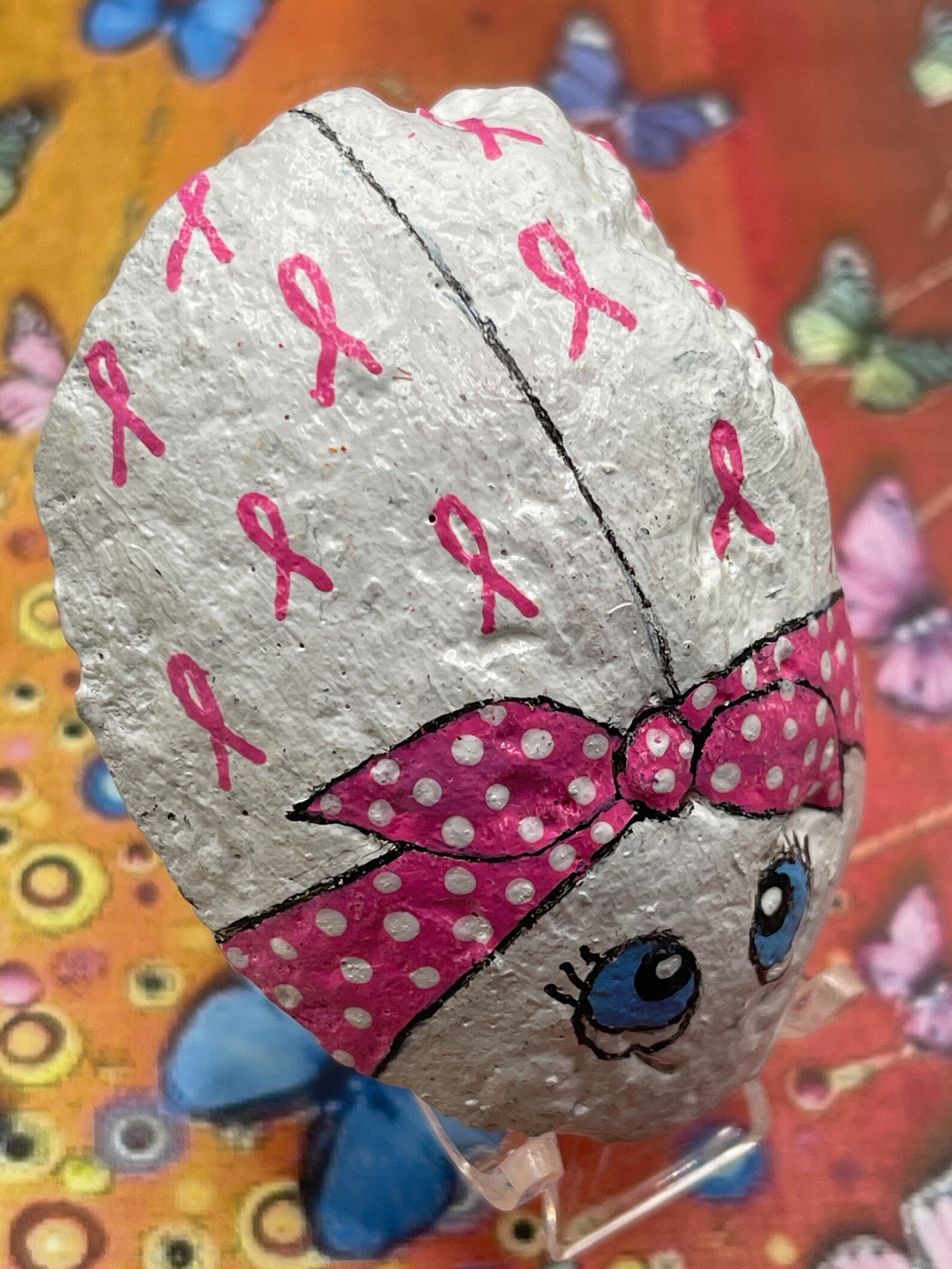 Cute Pink Bandana Ladybug, Pink Ribbon, Breast Cancer Awareness ...