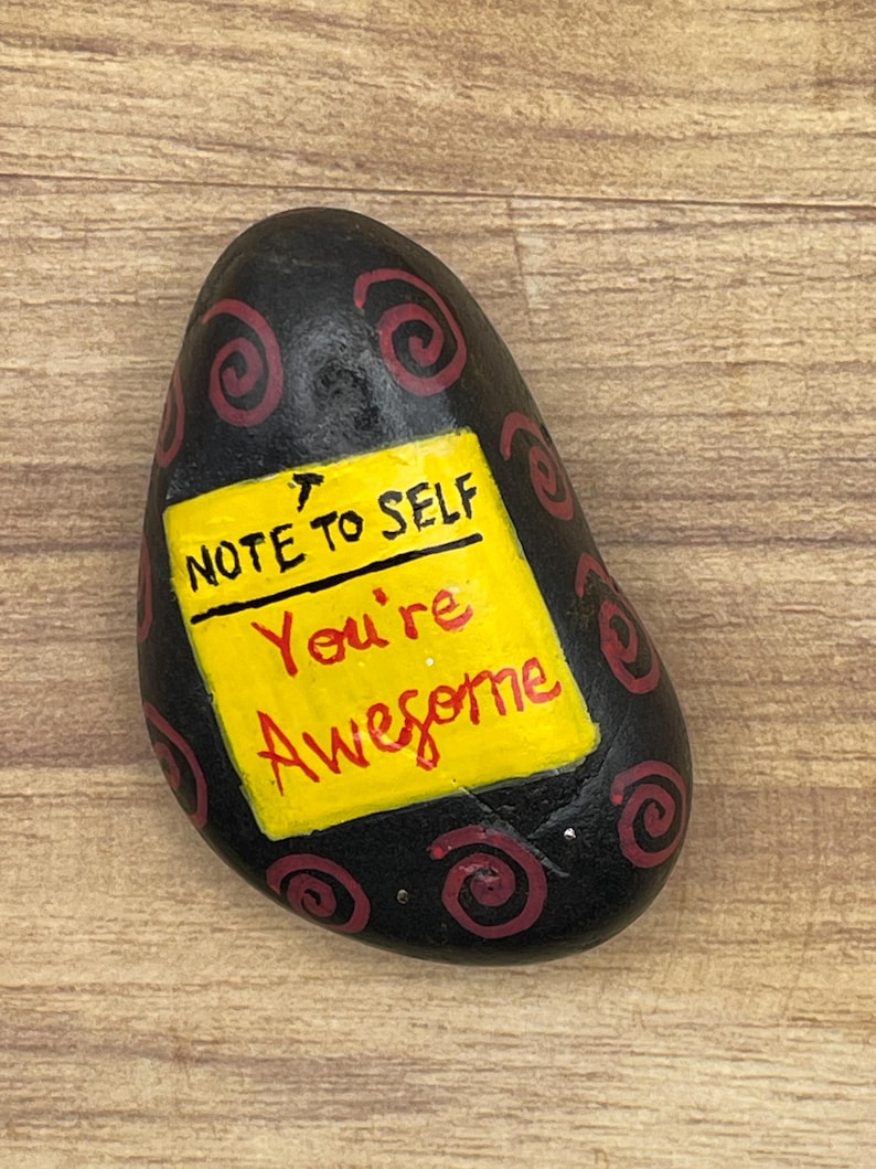 Note to Self You're Awesome on Post-it, Inspirational Quote ...