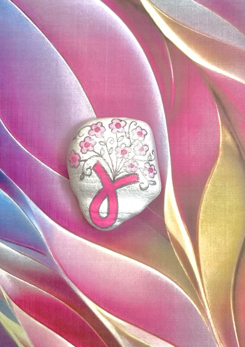 Pink Flower Bouquet, Pink Ribbon, Breast Cancer Awareness, October ...