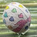 Pink Bandana Bug With Pastel Hearts, Valentine Gift, Painted Rock ...