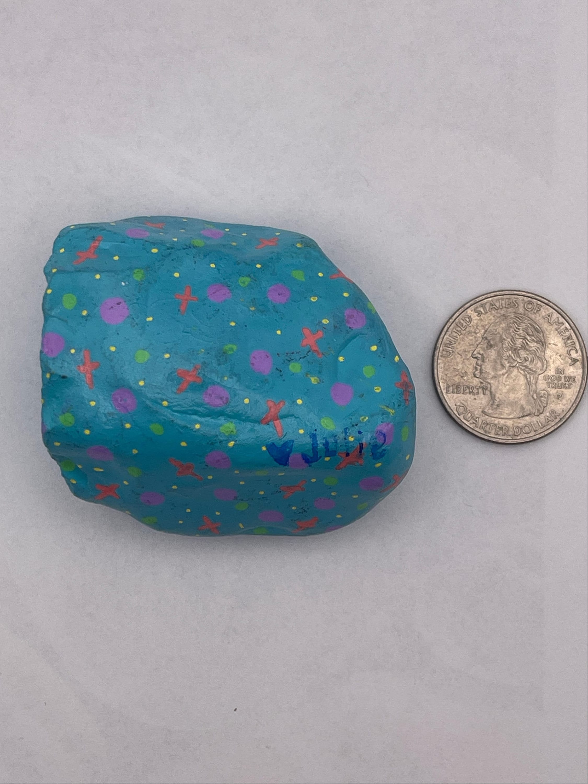 Believe in Yourself, Inspirational Hand Painted Rock, Positivity Pebble ...