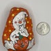 Whimsical Ghost With Pumpkin, Halloween Pebble Art, Hand Painted Rock ...