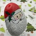 Cute Whimsical Santa Claus, Christmas Holiday, Painted Rock, Pebble Art ...