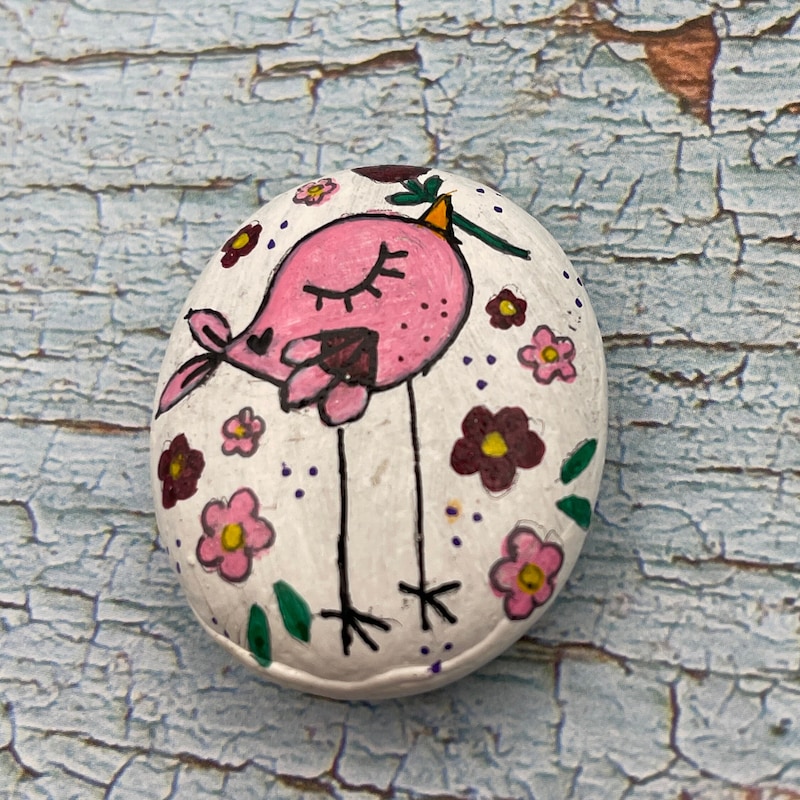 Painted Rocks Birds - Etsy