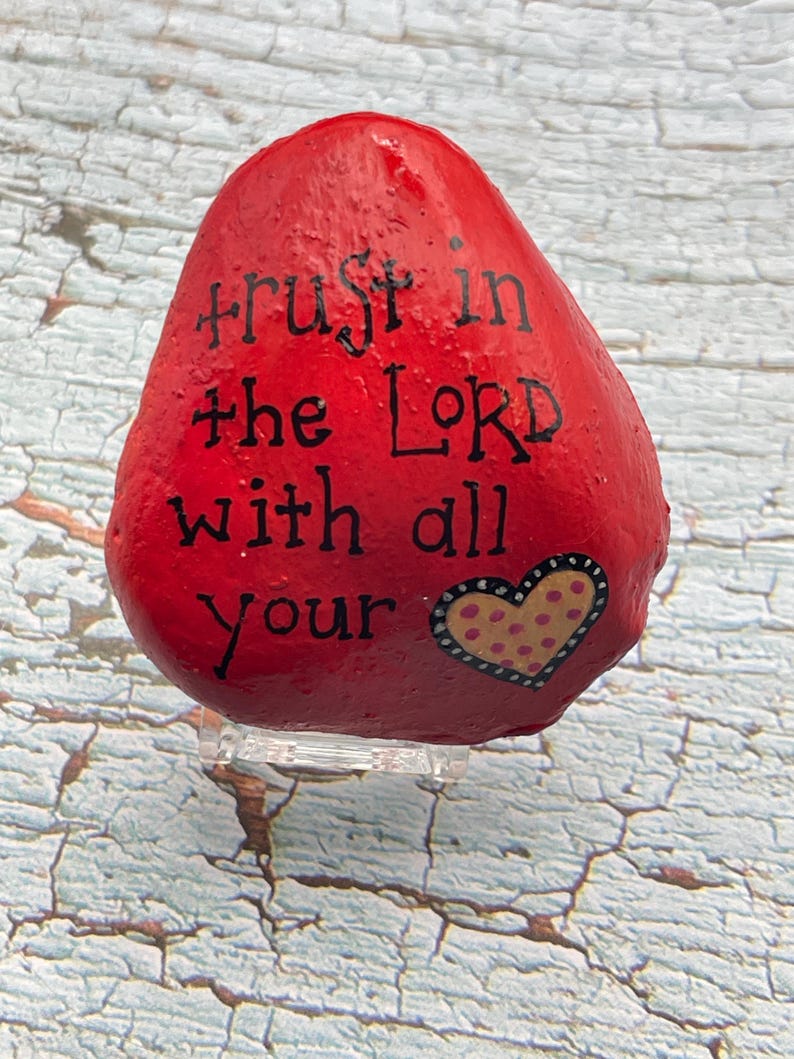 Trust in the Lord With All Your Heart, Proverbs Scripture Verse ...