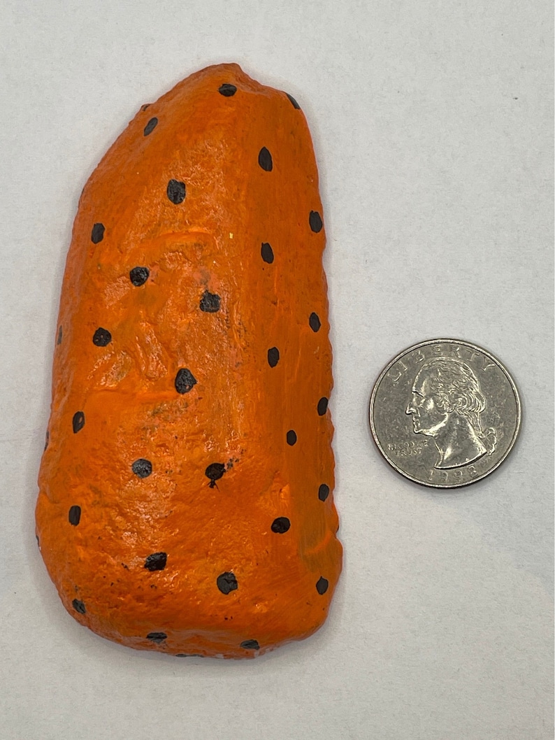 Bat With Full Moon Spiders Spiderweb, Hand Painted Rock, Cute Halloween ...
