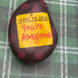 Note to Self You're Awesome on Post-it, Inspirational Quote ...