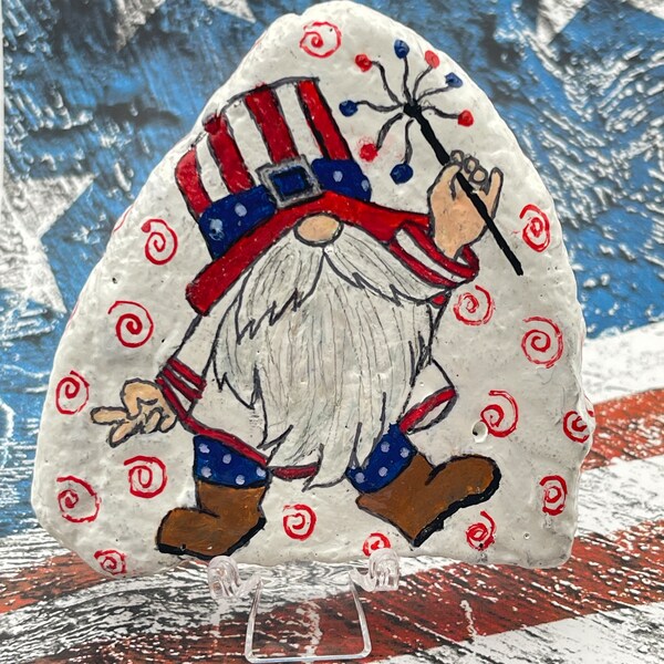 Veteran Painted Rock - Etsy
