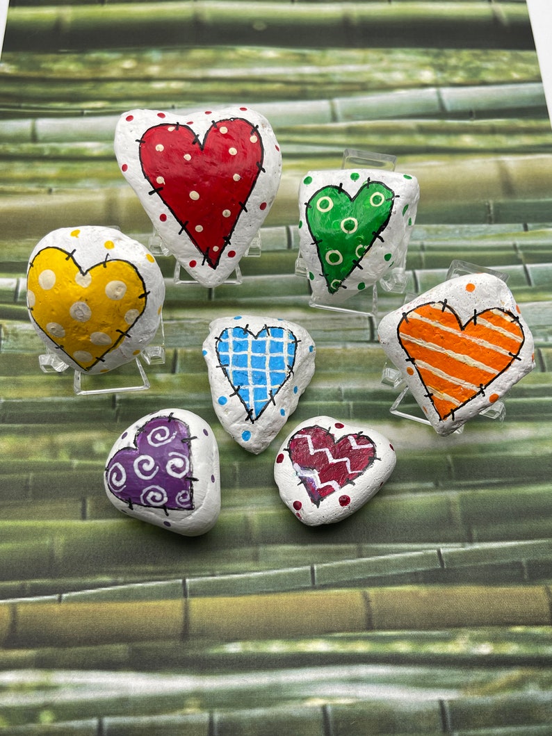 Pick Your Valentine Heart, Painted Rock, Stone Art Gift - Etsy