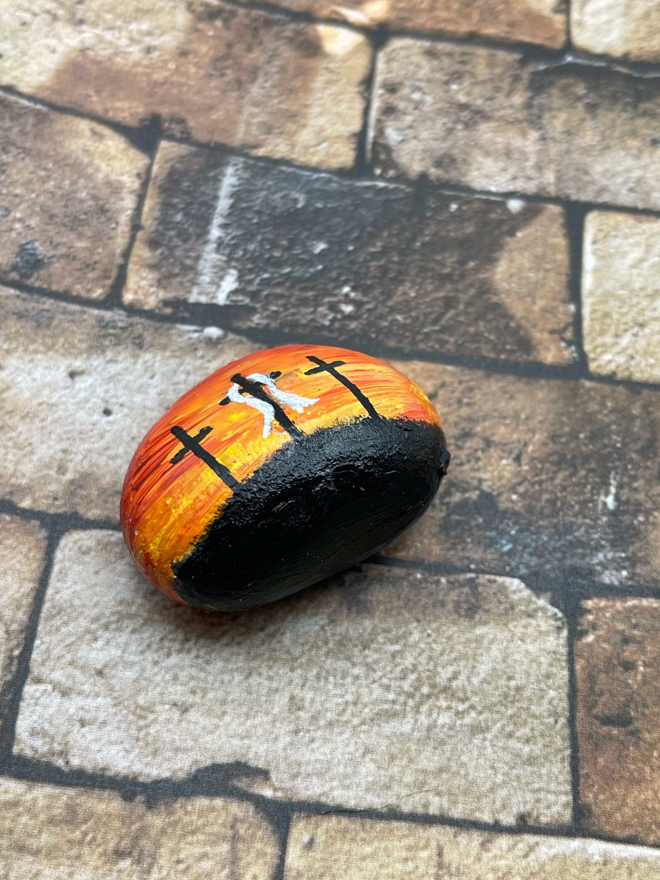 Sunset on the Hill of Three Crosses, He is Risen, Religious Easter ...