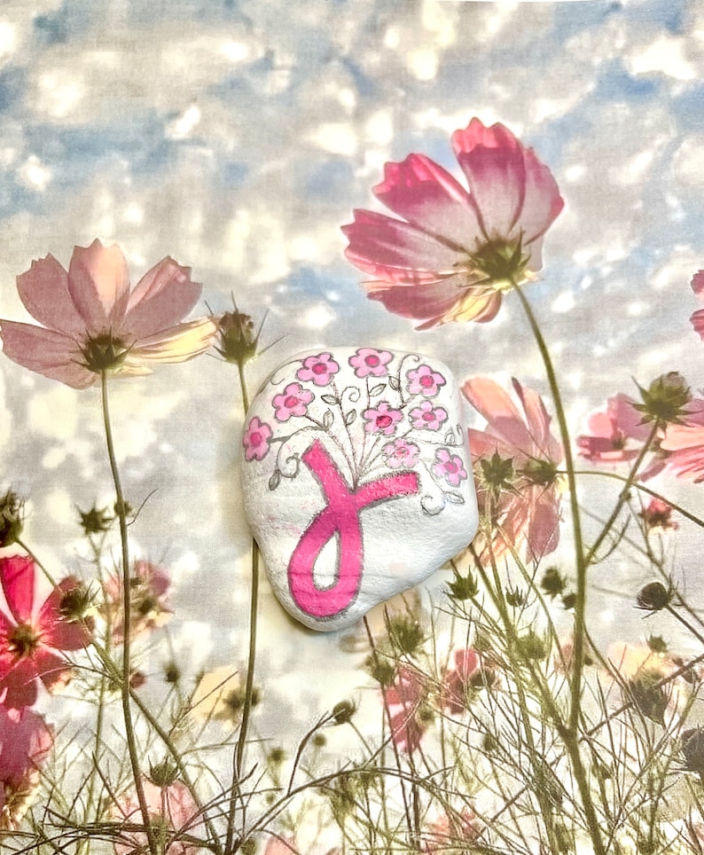 Pink Flower Bouquet, Pink Ribbon, Breast Cancer Awareness, October ...