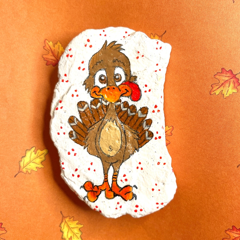 Thanksgiving Rock - Etsy