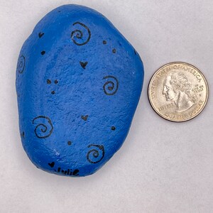 Decorative Heart, Dangle Art, Valentine Gift, Painted Rock, Stone ...