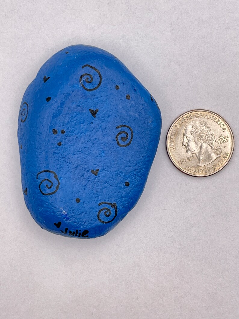 Decorative Heart, Dangle Art, Valentine Gift, Painted Rock, Stone ...