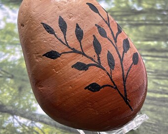 Be Still Bible Verse Painted Rock, Bible Sayings Rock, Be Still and ...