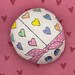 Pink Bandana Bug With Pastel Hearts, Valentine Gift, Painted Rock ...