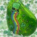 Lucky Leprechaun Hat With Rainbow and Sparkling Shamrocks and Gold ...