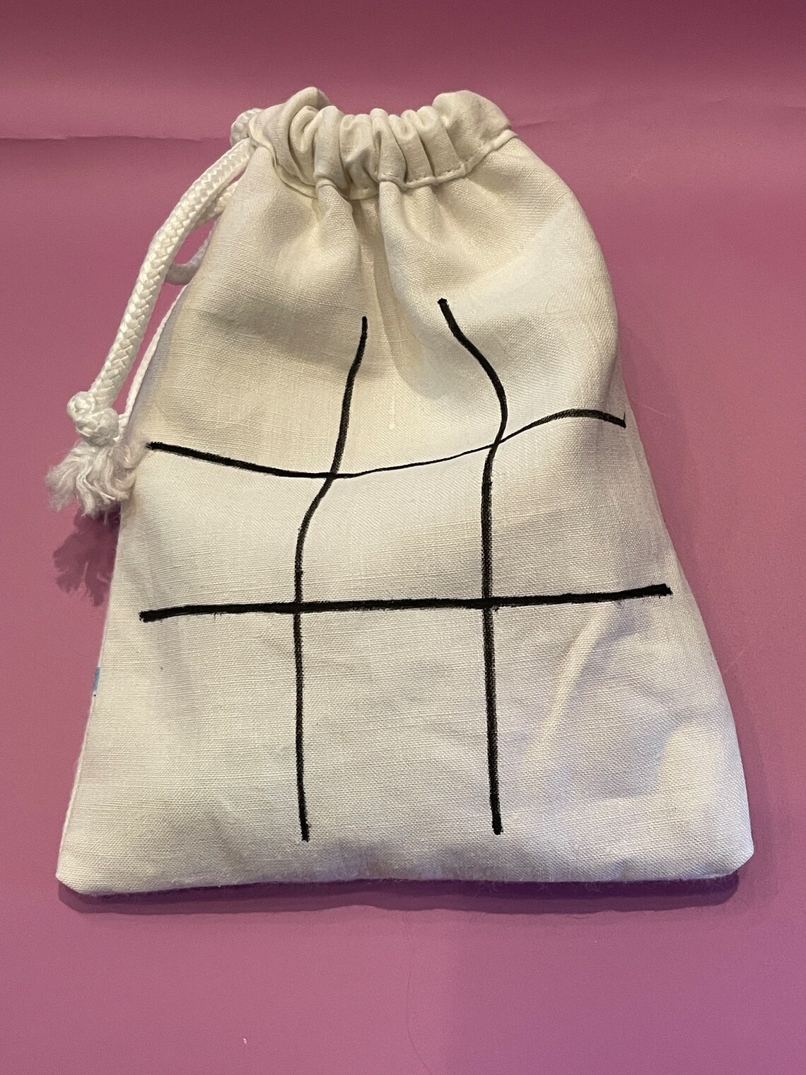 Hand Painted Rocks Sewn Lined Drawstring Bag Cute Owl and - Etsy