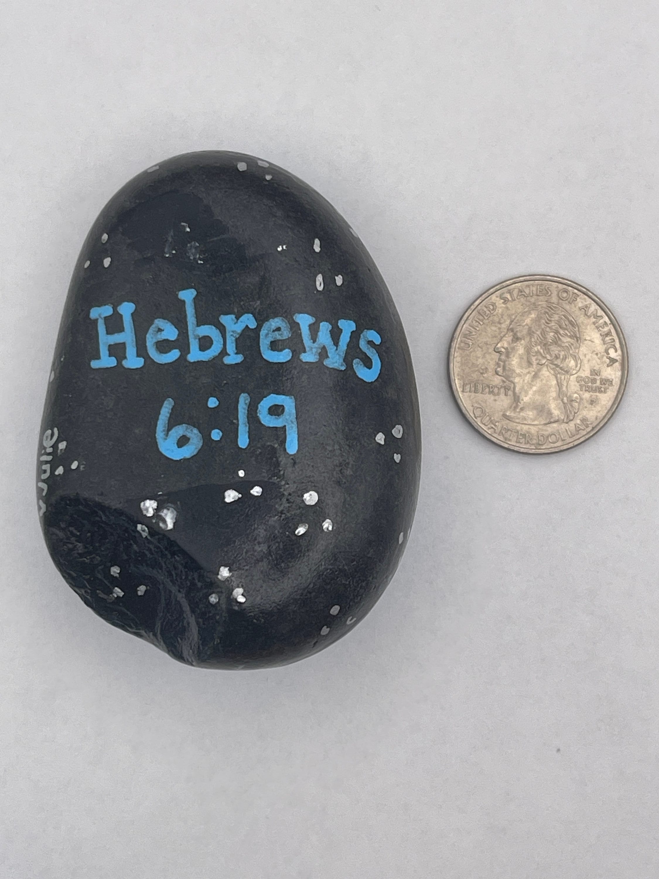 Jesus is the Anchor to My Soul, Inspirational Painted Rock, Religious ...