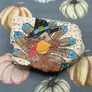 Let's Talk Turkey, Thanksgiving Turkey Pilgrim, Fall Decoration, Hand ...